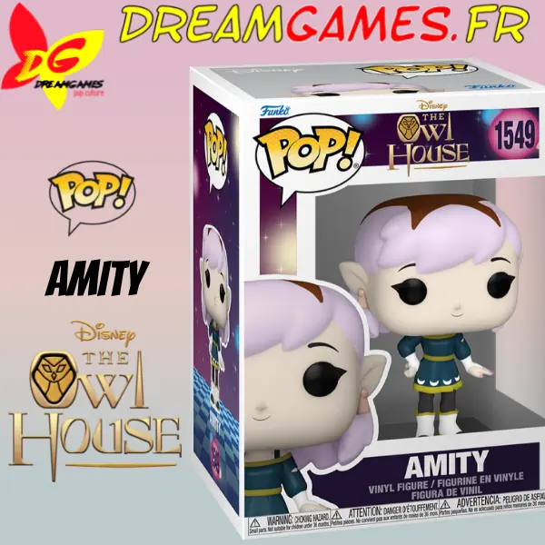 Figurine Funko Pop The Owl House Amity 1549 Luz à Osville